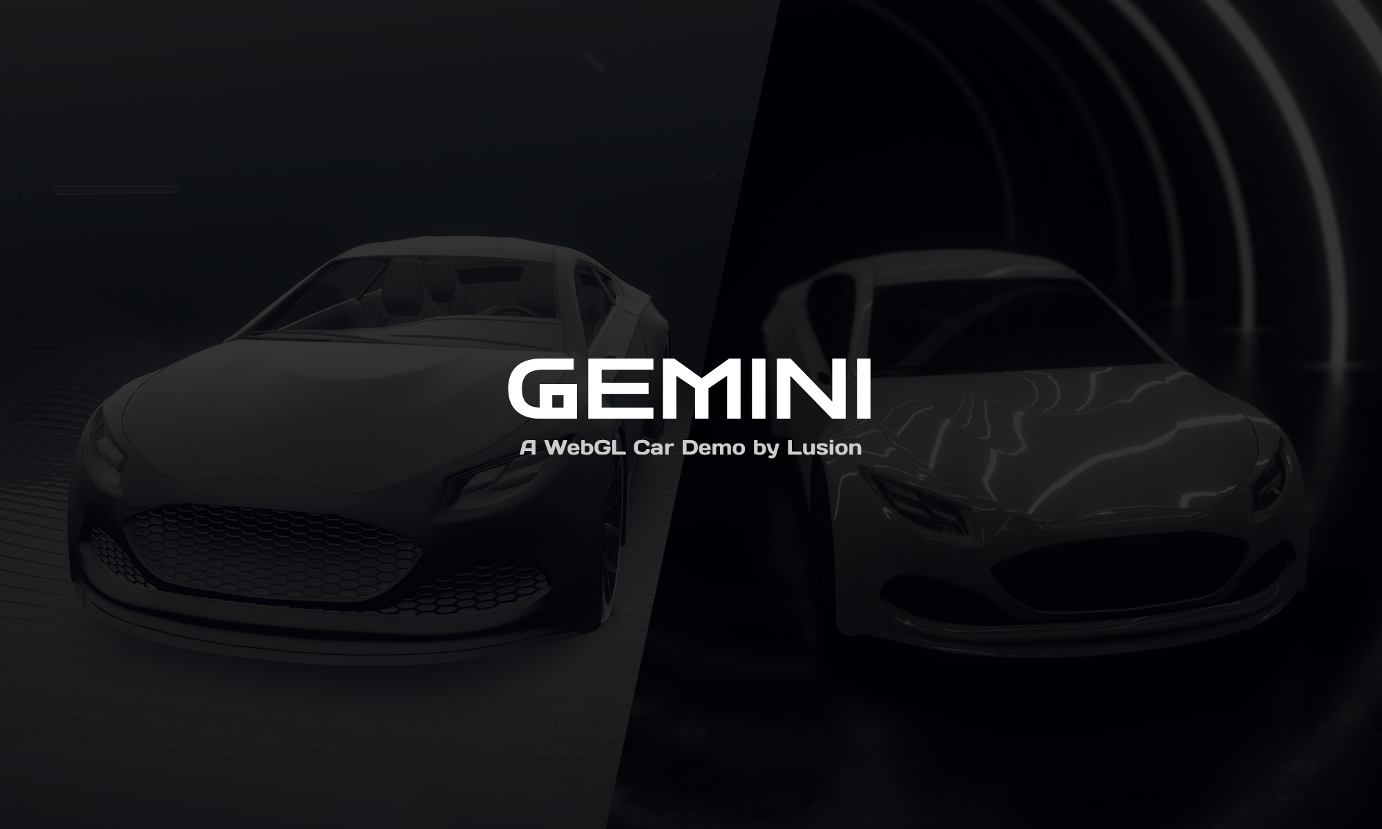 GEMINI - A WebGL Car Demo by Lusion
